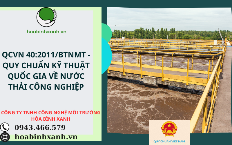 QCVN 40:2011/BTNMT- Quy chuẩn kỹ thuật quốc gia về nước thải công nghiệp