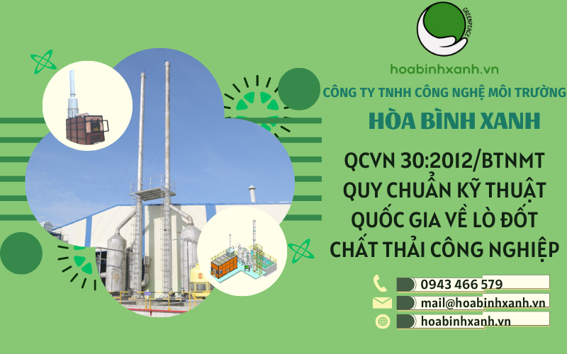 QCVN 30:2012/BTNMT QUY CHUẨN KỸ THUẬT QUỐC GIA VỀ LÒ ĐỐT CHẤT THẢI CÔNG NGHIỆP